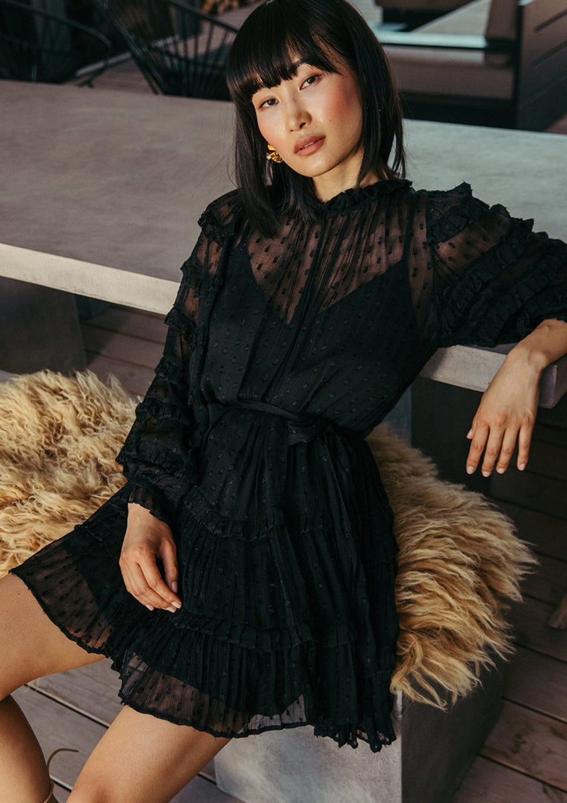 Cleobella Lacey Mini Dress | Black - Georgia Kate Boutique